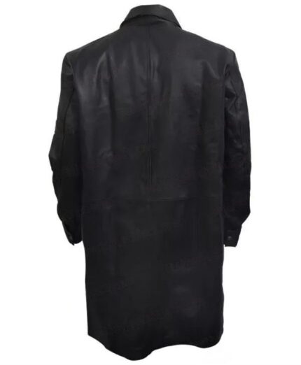 Yellowstone Rip Wheeler Leather Trench Coat - Yellowstone Jackets